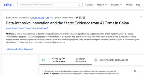 Data Intensive Innovation And The State Evidence From Ai Firms In China