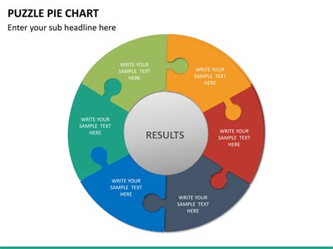 PowerPoint Puzzle Pie Chart SketchBubble