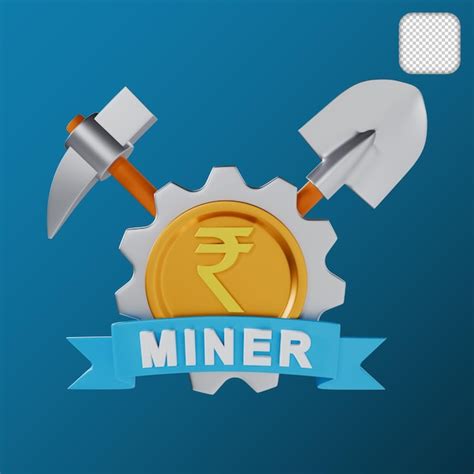 Premium Psd Rupee Coin Mining Cryptocurrency Gold 3d Illustration