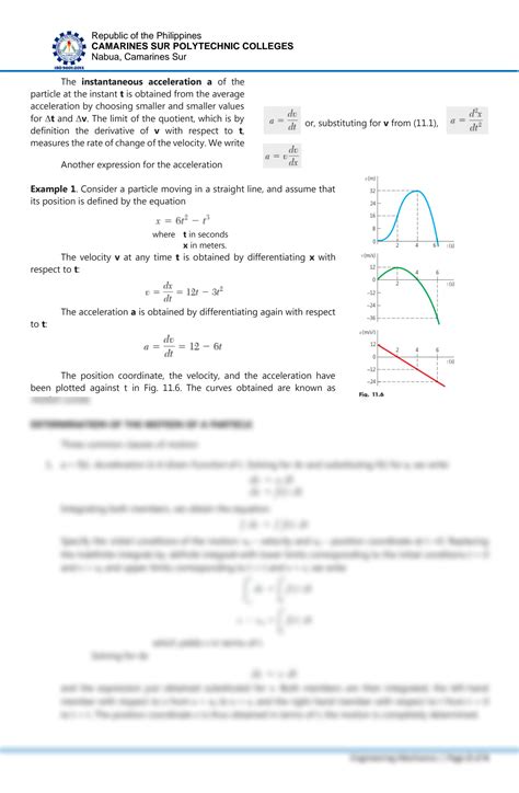 SOLUTION Introduction To Dynamics Studypool