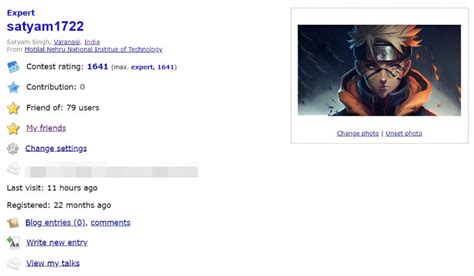 Satyam Singh On Linkedin Codeforces Expertunlocked Codingadventure Keeppushing 36 Comments