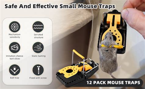 Mouse Traps 12 Piece Pack Mouse Trap Safe Convenient