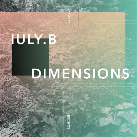 Iuly B Dimensions [adams Bite] Music And Downloads On Beatport