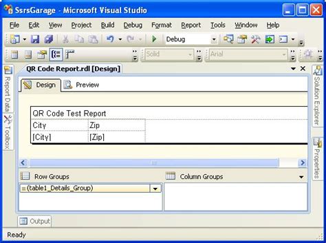 generate two dimensional qr code® bar codes in an ssrs report