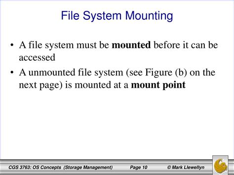 PPT CGS Operating System Concepts Spring Storage Management Part PowerPoint