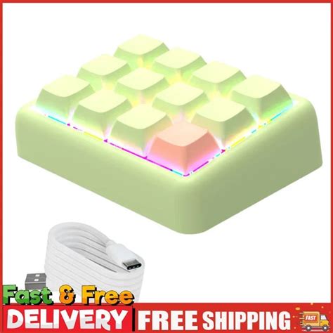 12 Keys Gaming Keyboard Programmable Hot Swappable Keyboard One Handed Keyboard £13 91 Picclick Uk