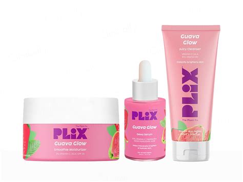 Buy Plix Guava Super Glow Trio Kit Online At Best Price Clinikally