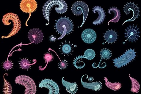 Mathematical Fractal Designs Chalkboard Premium Ai Generated Image