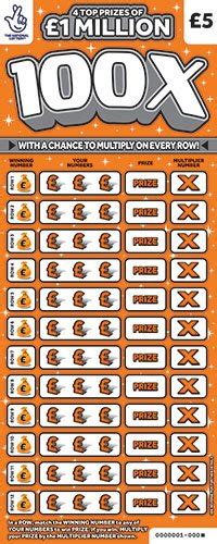 100x 2023 Scratchcard Lotto Scratchcards