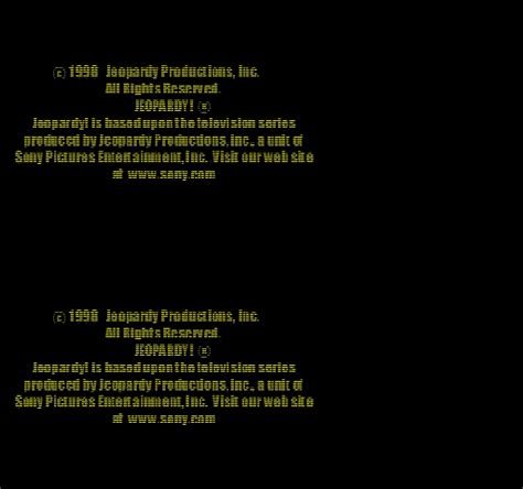 Jeopardy Usa Graphical Glitches Related To Interlacing · Issue