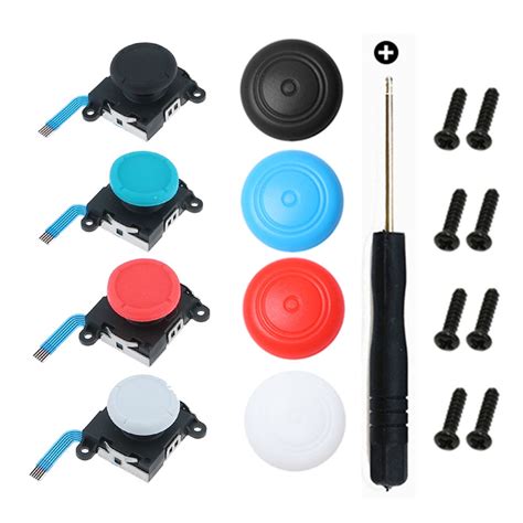 3d analog joystick for nintendo switch joycon controller thumb sticks