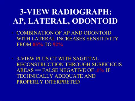 Cervical Spine Injury C Spine Clearing The Cervical Spine Ppt