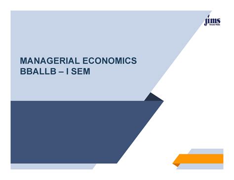 Intro To Meco Ppt On Managerial Economics Managerial Economics