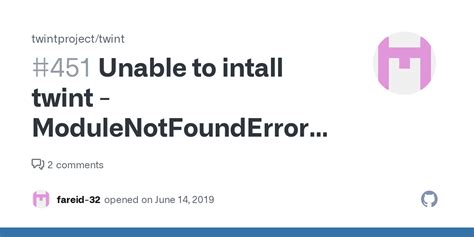 Unable To Intall Twint ModuleNotFoundError No Module Named Twint Issue
