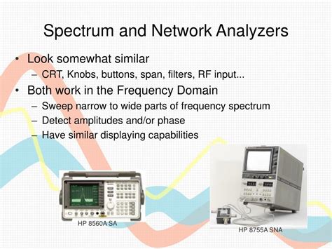Spectrum Network Analyzer Vselibrary