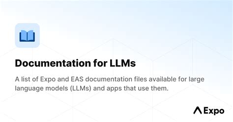 Documentation For Llms Expo Documentation