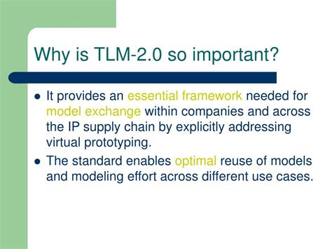 Ppt Systemc Tlm 20 Powerpoint Presentation Free Download Id892728