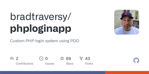 Github Bradtraversyphploginapp Custom Php Login System Using Pdo