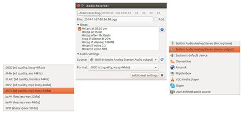 Record Music Skype Calls Voices To File In Ubuntu Via Audio Recorder UbuntuHandbook