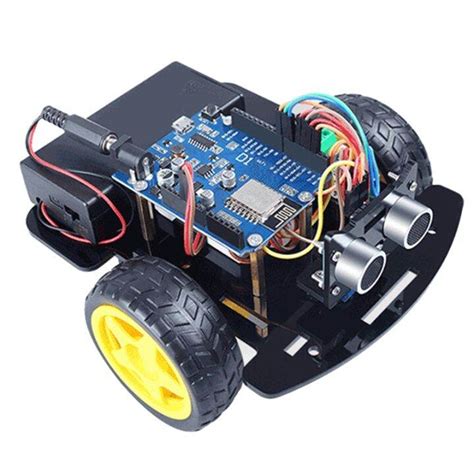 smart wifi robot car kit for esp8266 esp 12e d1 wifi board for arduino control by mobile module