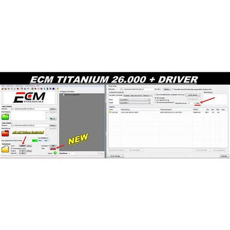 New Version ECM TITANIUM With Driver