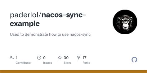 GitHub Paderlol Nacos Sync Example Used To Demonstrate How To Use Nacos Sync