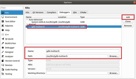 Gdb Multiarch Gdbserver QT Remote Debugging Linux Arm Interface Application Programmer Sought