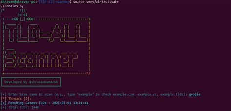 Github Shravankumaruktld All Scanner A Python Based Scanner When You Give A Name It Will