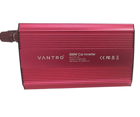 Vantro Power Inverter W Car Inverter Dc V To V Ac Charging Port Converter Car Charger