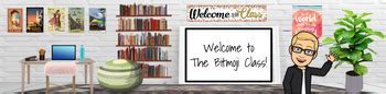 Bitmoji Google Classroom Header By TpT Store Front TPT