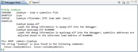 Adding Symbols To The Codewarrior Debugger Mcu On Eclipse