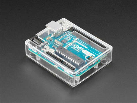 Clear Enclosure For Arduino Or Metro Melopero Electronics