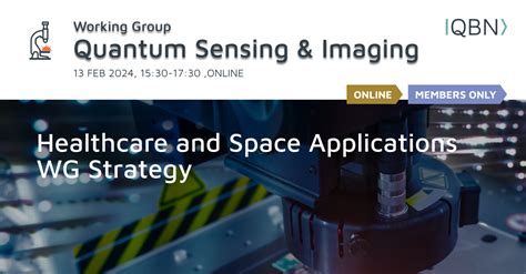Qbn Events › Wg Quantum Sensing And Imaging Healthcare And Space