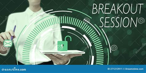 Inspiration Showing Sign Breakout Session Word For Workshop Discussion Or Presentation On