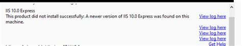 These Instructions Fail If You Have A Later Version Of Iisexpress Installed · Issue 24373
