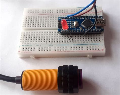 Interfacing E18 D80nk Ir Obstacle Avoidance Proximity Sensor With