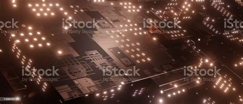 추상 금속 회로 기판 미래 지향적 인 서버 코드 처리 현대 배경 3d 렌더링 0명에 대한 스톡 사진 및 기타 이미지 0명