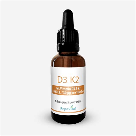 Vitamin D3K2 1000 I.E - repavital.de