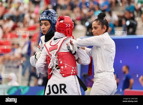 Foro Italico Rome Italy June 10 2023 Julyana Al Sadeq Jor Vs Aya
