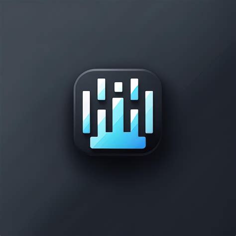 Premium AI Image Isometric Line Graph Chart Icon Isolated On Black Background Report Diagram