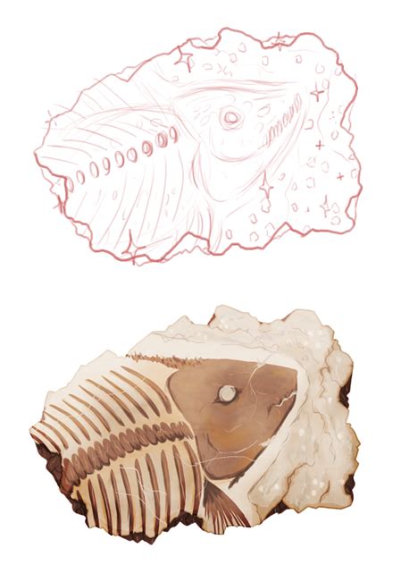 Fish Fossil On Behance