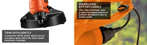 Blackdecker Gl250 Gb Grass Trimmer With 23 Cm Swathe And Bump Feed