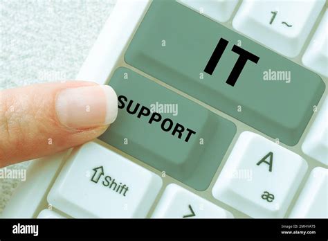 Text Showing Inspiration It Support Word Written On Lending Help About