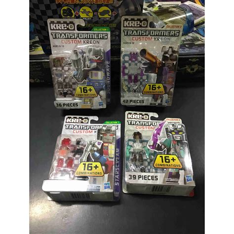 Hasbro Transformers Kre O Optimus Megatron Ironhide Starscream Soundwave 2 Shopee Malaysia