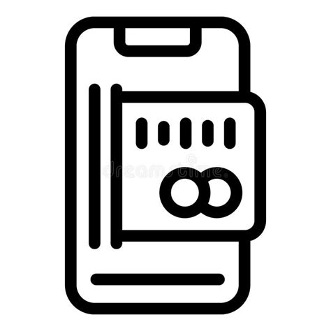 100 Mobile Banking Icons Set In Cartoon Style Stock Vector