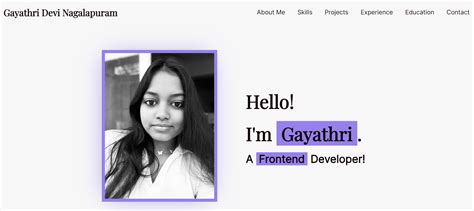 GitHub Gayathri Gayathri Portfolio This Portfolio Site Showcases My Skills Projects As A