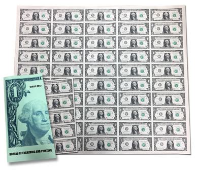 Series 2017 Series 2017 1 Uncut Currency Sheets Released Uncut