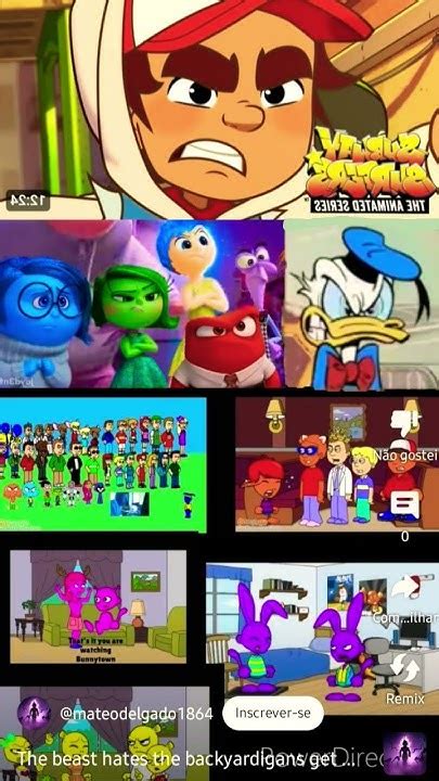 Jake Inside Out Gang And Donald Duck Hates The Backyardigans Gang Gets