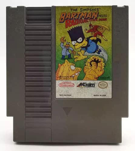 Simpsons Bartman Meets Radioactive Man The Nes R G Gallery Mercadolibre