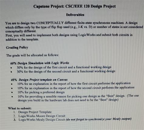 please create a logicworks moore design circuit and a